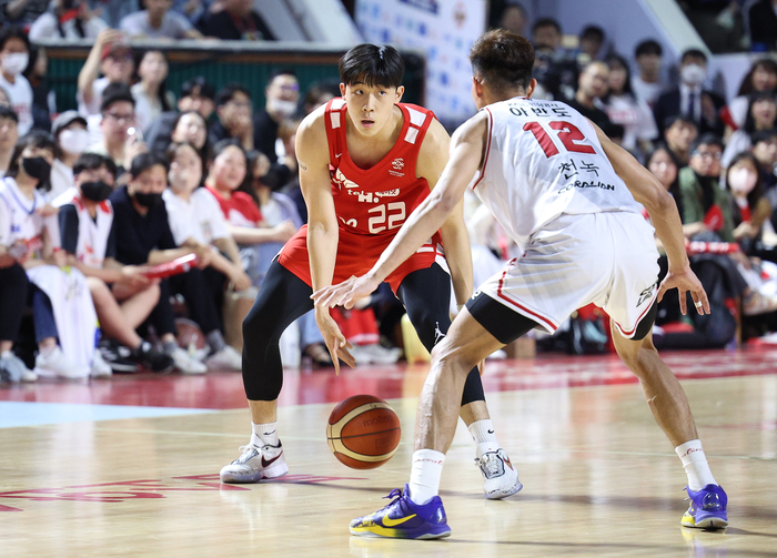 오재현 쐐기 3점포, SK KGC 꺾고 우승까지 -1승[SS잠실in]