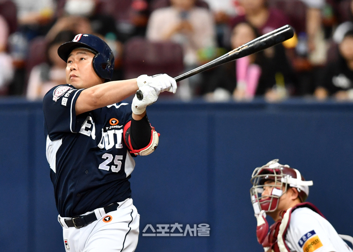 ‘9홈런 OPS 1.185’ 무섭게 폭발한 박동원, 5월 MVP 유력 후보···후보 8명 중 LG·SSG에서 5명