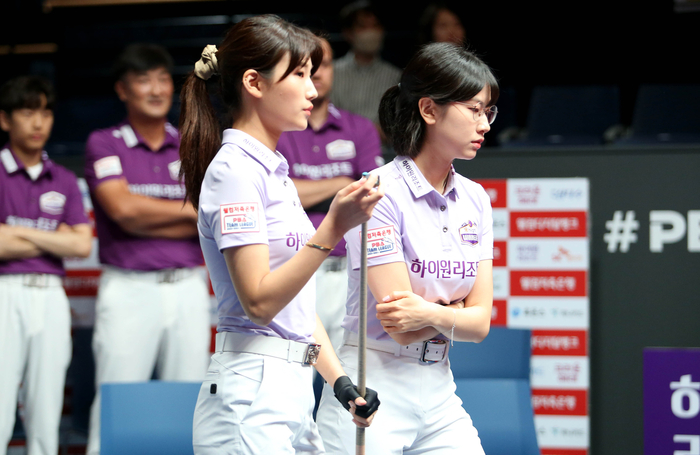 ‘조재호·김민아 2승씩’ NH농협카드, SK렌터카 4-0 완파…PBA팀리그 1R 선두 유지→우승 앞으로
