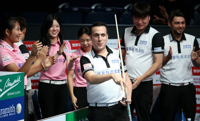 1R 최하위→2R 선두로…‘디펜딩 챔프’ 블루원, SK렌터카에 4-1 완승 [PBA 팀리그]