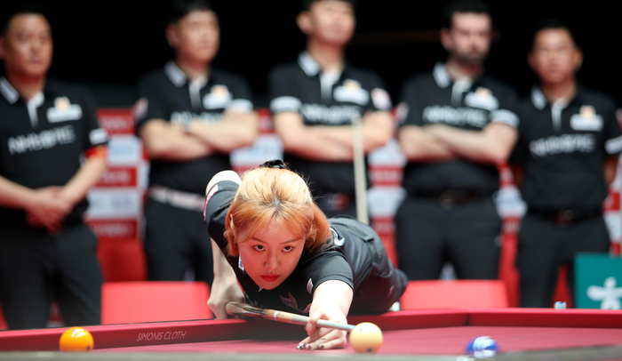 ‘조재호·김보미 2승’ NH농협카드, 19이닝만 경기 끝냈다! 에스와이 4-0 격파, PBA팀리그 3R 가볍게 출발