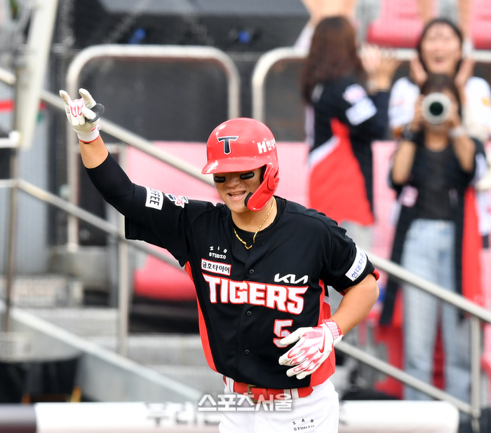 ‘김도영 2점홈런+소크라테스 3안타’ KIA, KT에 더블헤더 1차전 10-2 완승 [SS수원in]