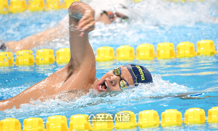 ‘아쉽다’ 이인국, 자유형 200m 4위 마무리…주종목 배영 100m서 ‘金’ 노린다[SS항저우in]