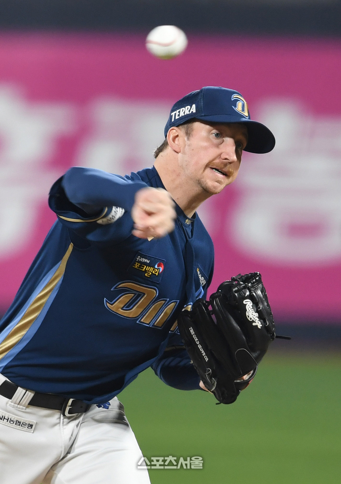 ‘20승·209K’ 괴물 에이스의 귀환 NC 페디, 6이닝 12K 1실점…‘무패·승률왕’ 압도한 퍼포먼스[PO1]