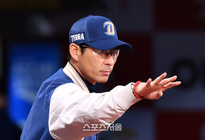 ‘PS 9연승→KS까지 단 1승’ NC 강인권 감독 “막내 김주원이 막아냈다” [PO2 승장]