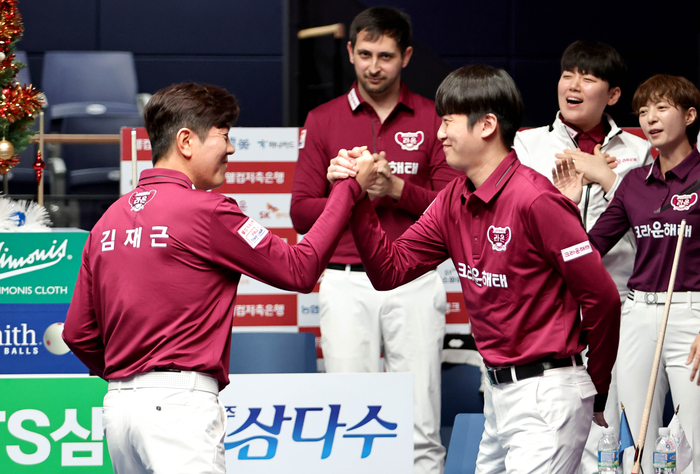 PBA팀리그 4R 우승 경쟁 크라운해태vsNH농협카드 2파전 압축…강 대 강 구도