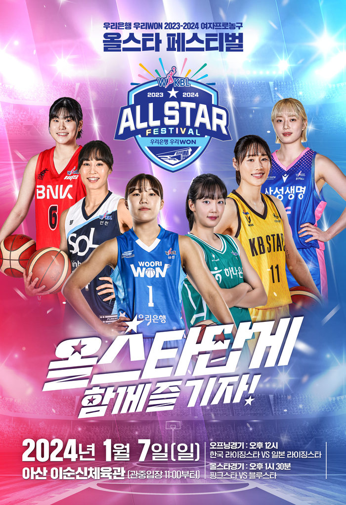 WKBL 올스타전, TV 노트북 등 선물 풍성