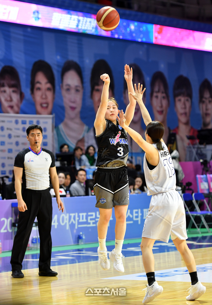한국 라이징스타, 일본 라이징스타에 35-44 패배…기량 차이 있었다 [WKBL올스타전]