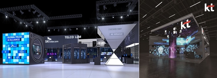 SKT-KT, MWC 2024서 디지털·AI 혁신 기술 공개…LGU+, 주요 임직원 참관단 파견