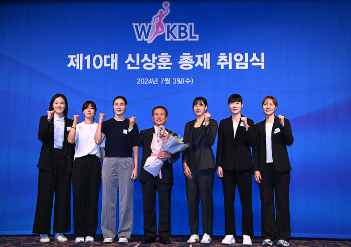 WKBL 신상훈 총재 공식 취임 “경쟁력있는 리그 만들겠다”