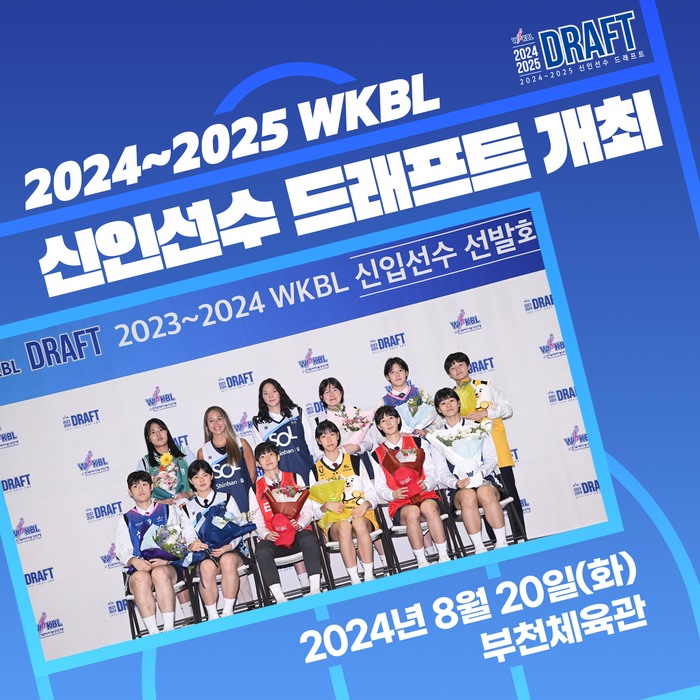 2024~2025 WKBL 신인드래프트, 8월 20일 부천서 개최