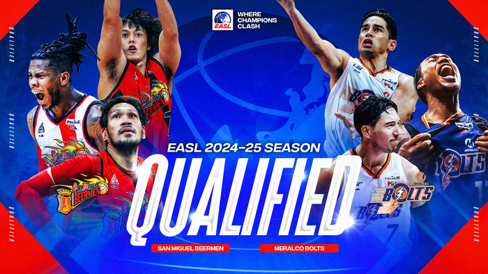 필리핀 산 미겔 비어맨과 메랄코 볼츠, EASL 2024~2025시즌 출전
