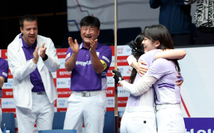 우리금융·하이원 모두 졌다…NH농협카드 선두, PBA팀리그 3R 우승팀 최종일 가린다