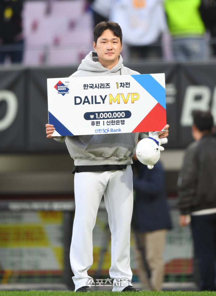 ‘대역전 드라마 출발점’ 전상현, 데일리 MVP 선정…절체절명 위기→1.2이닝 무실점 ‘철벽’ [KS1]