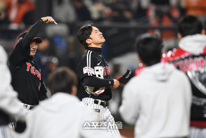 “팀원들이 날 살렸다”…‘우승 캡틴’ 꿈꾸던 박해민의 ‘눈물’, “많은 감정 교차했다” [KS5]