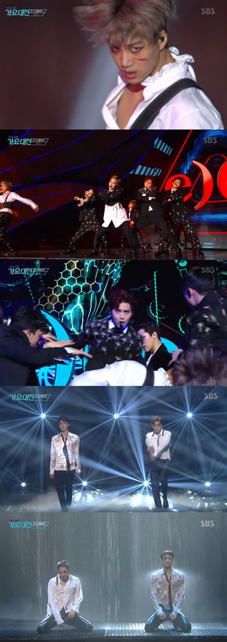 [2016 SAF 가요대전] 엑소, 관객 압도하는 절대적 카리스마