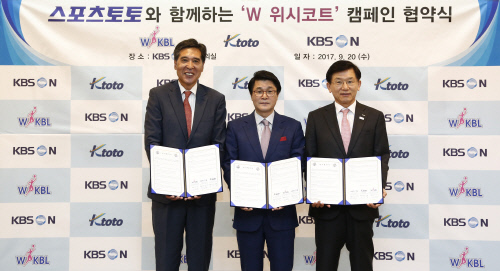WKBL, 케이토토와 손잡고 W 위시코트 행사 시행