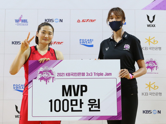 BNK썸, 트리플잼 대회 첫 우승…MVP는 김지은