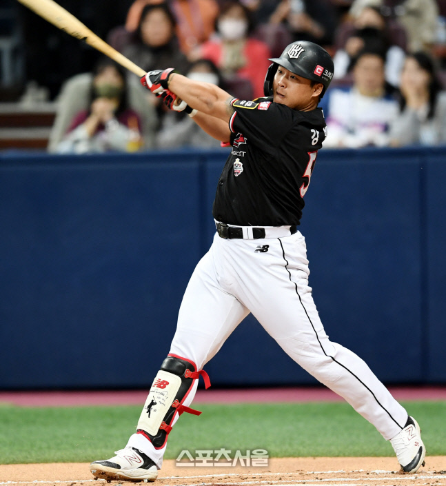 [포토] 강백호 '1점 추가요'