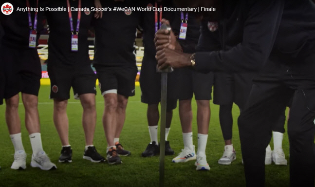 "두려워 말라" 캐나다 대표팀이 장검(長劍)을 카타르에 들고온 사연은?[SS월드컵]