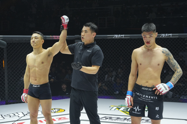 '로드FC 063' 차세대 슈퍼스타 양지용, 짜릿한 한일전 TKO 승.. "문제훈, 김수철 기다려"