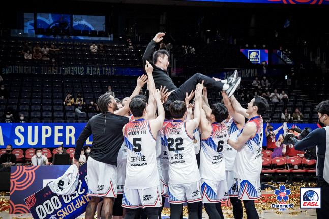 "행복하고 감사하다" 동아시아 최강팀 사령탑, KGC 김상식 감독[EASL]